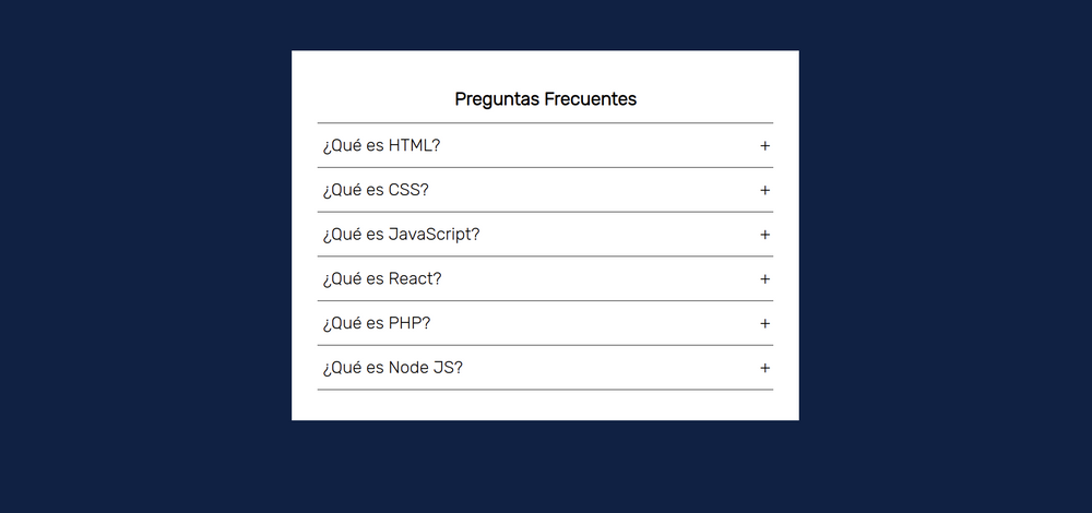 Cómo construir un menú acordeón con HTML, CSS y JavaScript