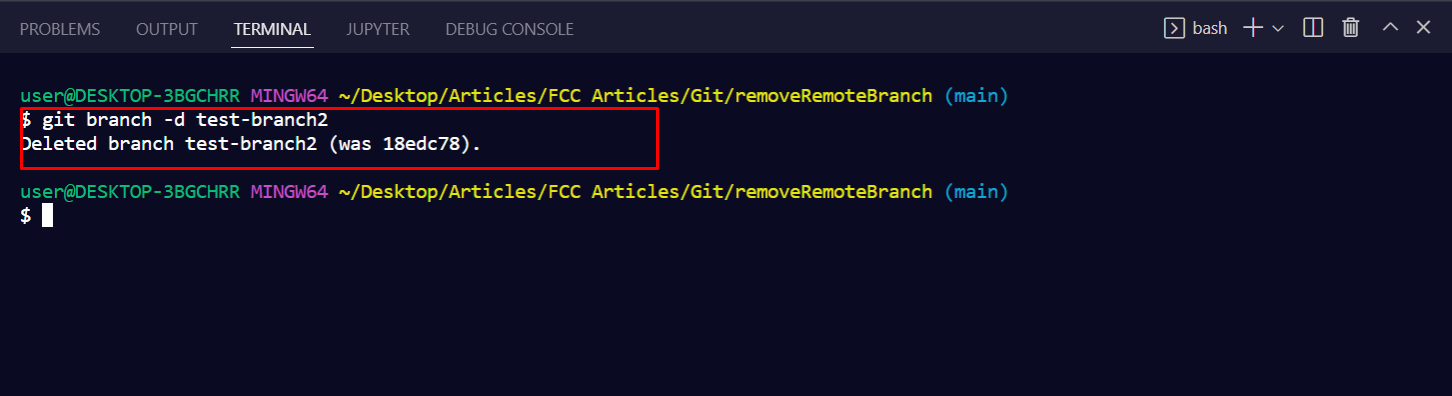 Quitar ramas remotas: cómo eliminar una rama remota en Git