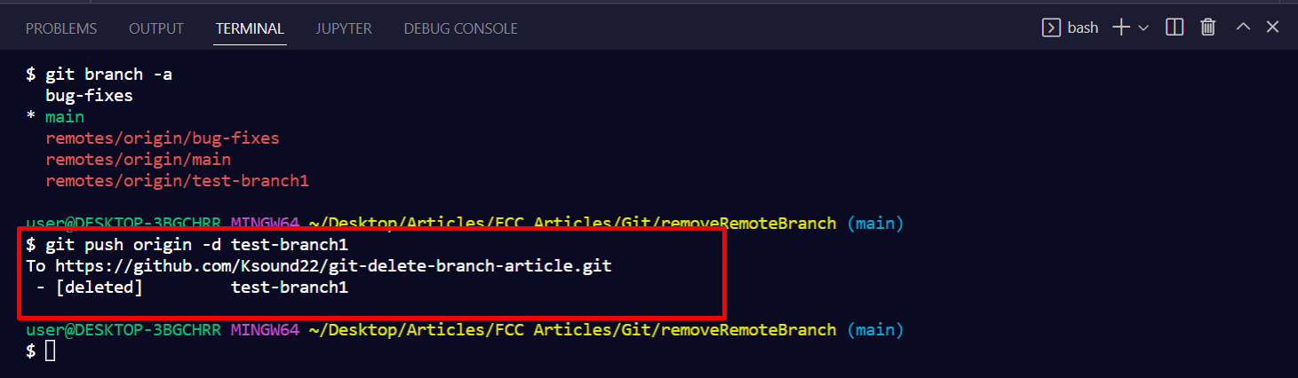 Quitar ramas remotas: cómo eliminar una rama remota en Git