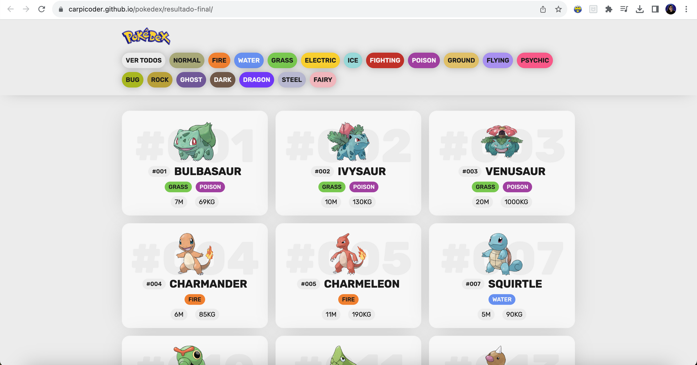 Proyecto de HTML, CSS y JavaScript - Crea una Pokédex paso a paso