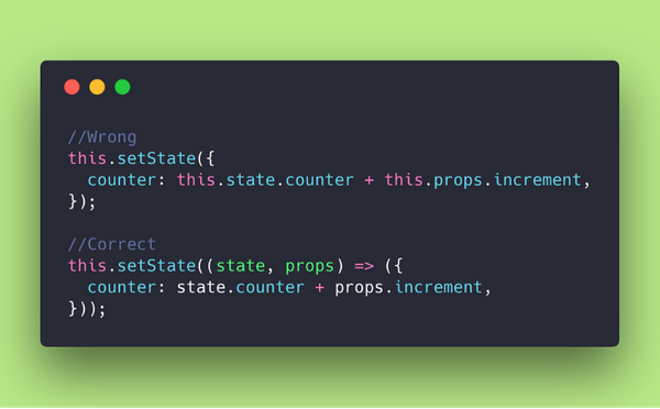 Cómo convertirte en profesional con React setState() en 10 minutos