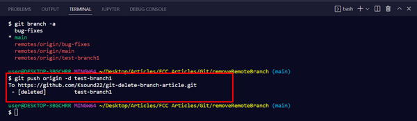 Quitar ramas remotas: cómo eliminar una rama remota en Git