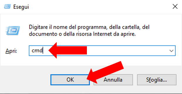 Come aprire il prompt dei comandi su Windows 10