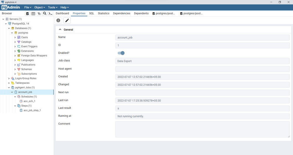 Como agendar uma tarefa no PostgreSQL
