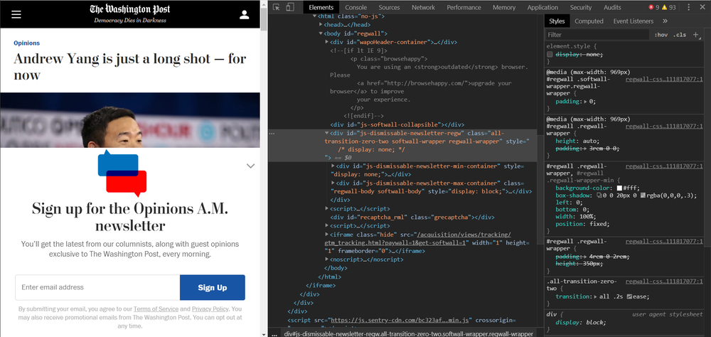 Como injetar código em JavaScript para manipular sites automaticamente