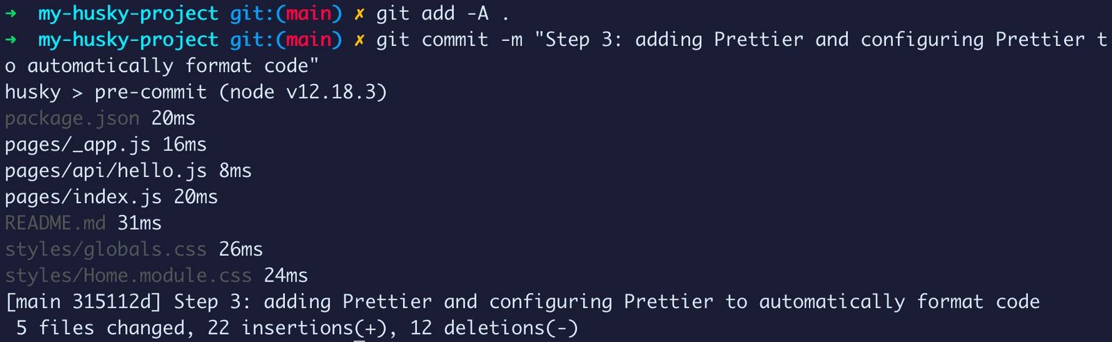 Como adicionar hooks de commit ao Git com Husky para automatizar tarefas