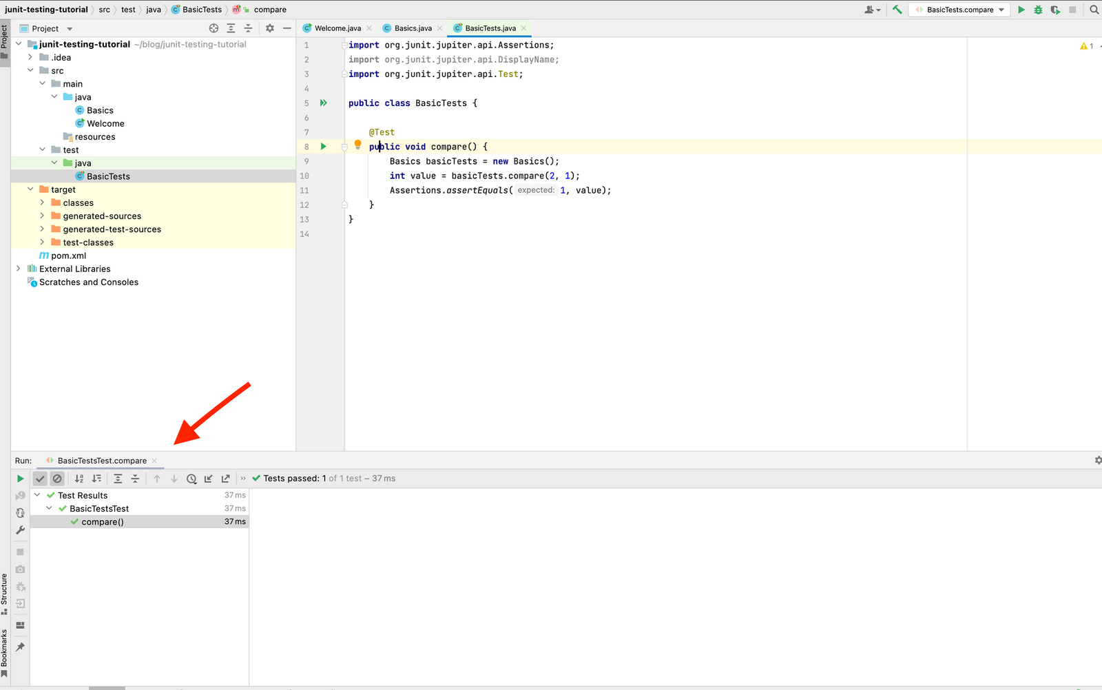 Como escrever testes unitários em Java