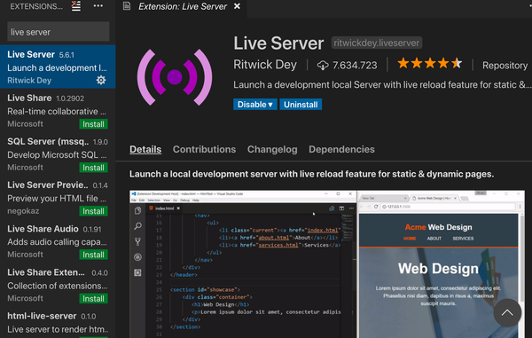 Live Server no VS Code – como atualizar automaticamente o seu navegador ...