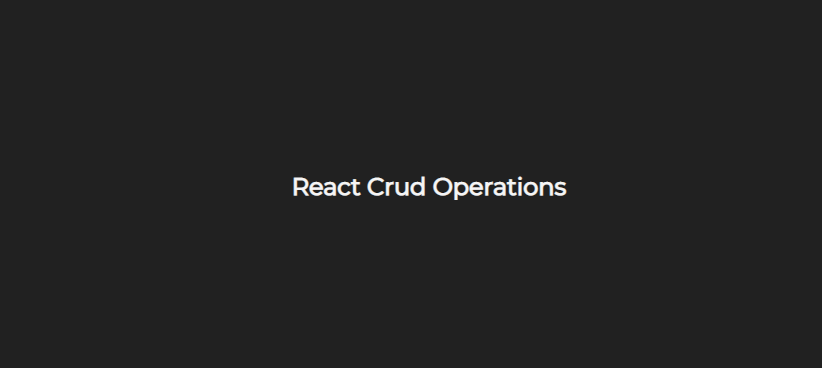 Como realizar operações de CRUD usando React, hooks do React e Axios