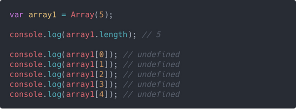 Hacks para a criação de arrays em JavaScript