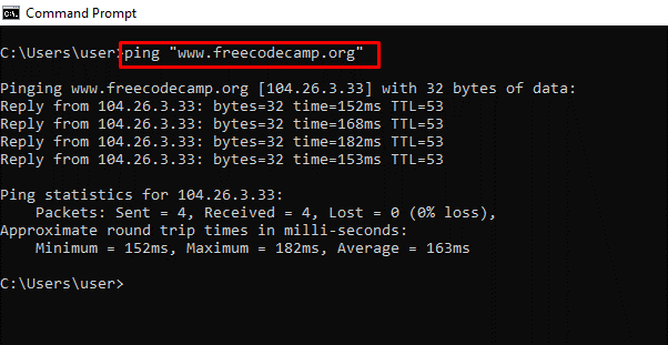 Comandos da linha de comando – tutorial de CLI